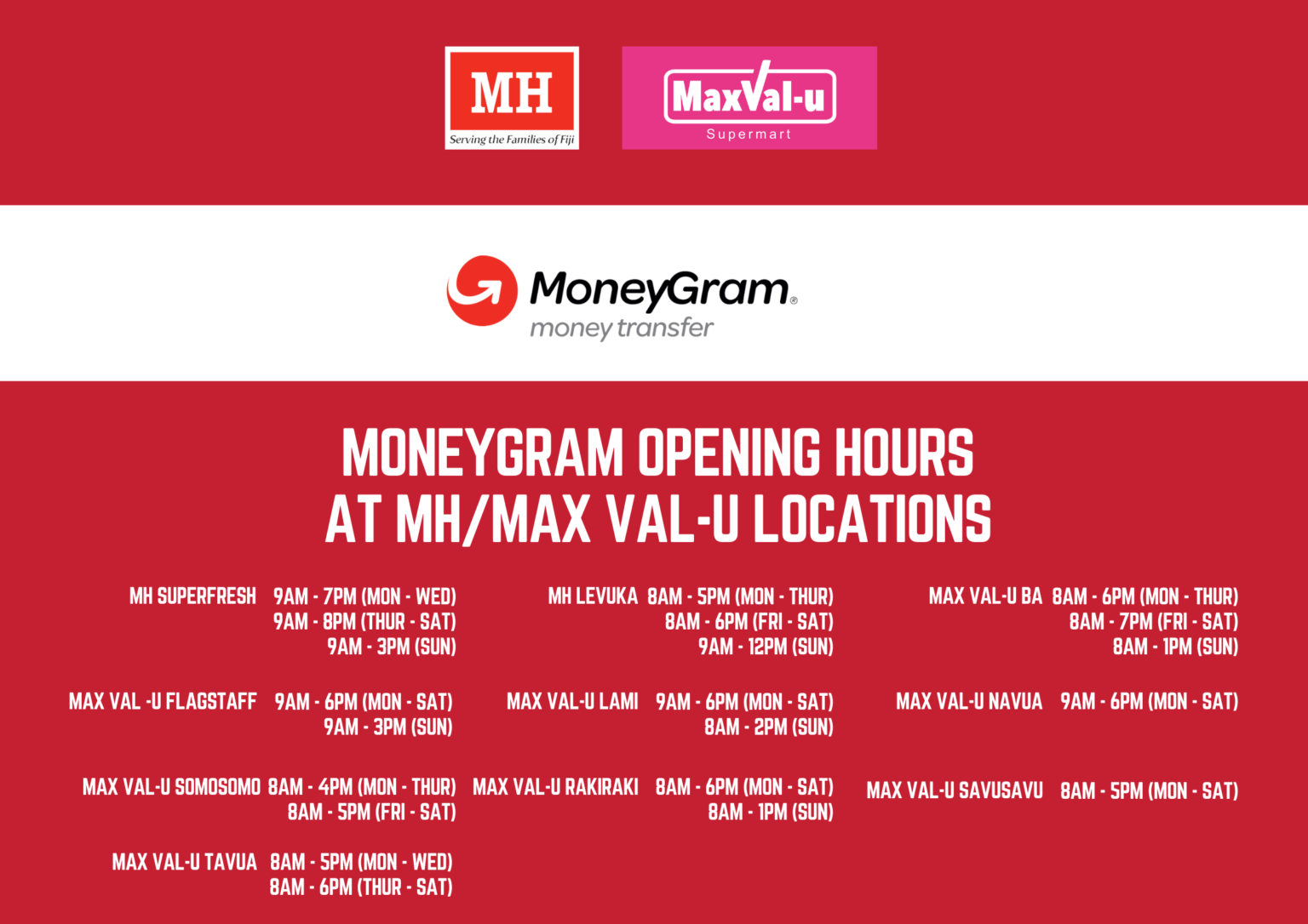 Send and receive money, money exchange | MH Money Express Fiji